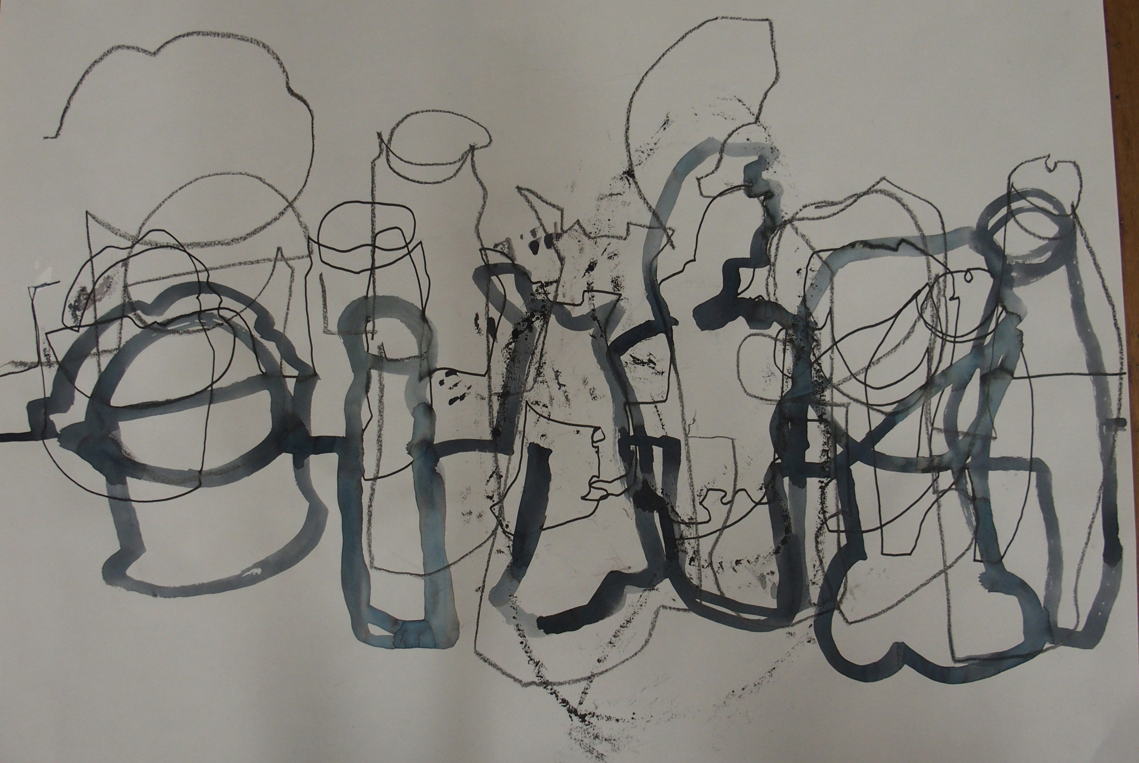 Mark Making, Printing and Collage – Part One – Helen Frost Artist